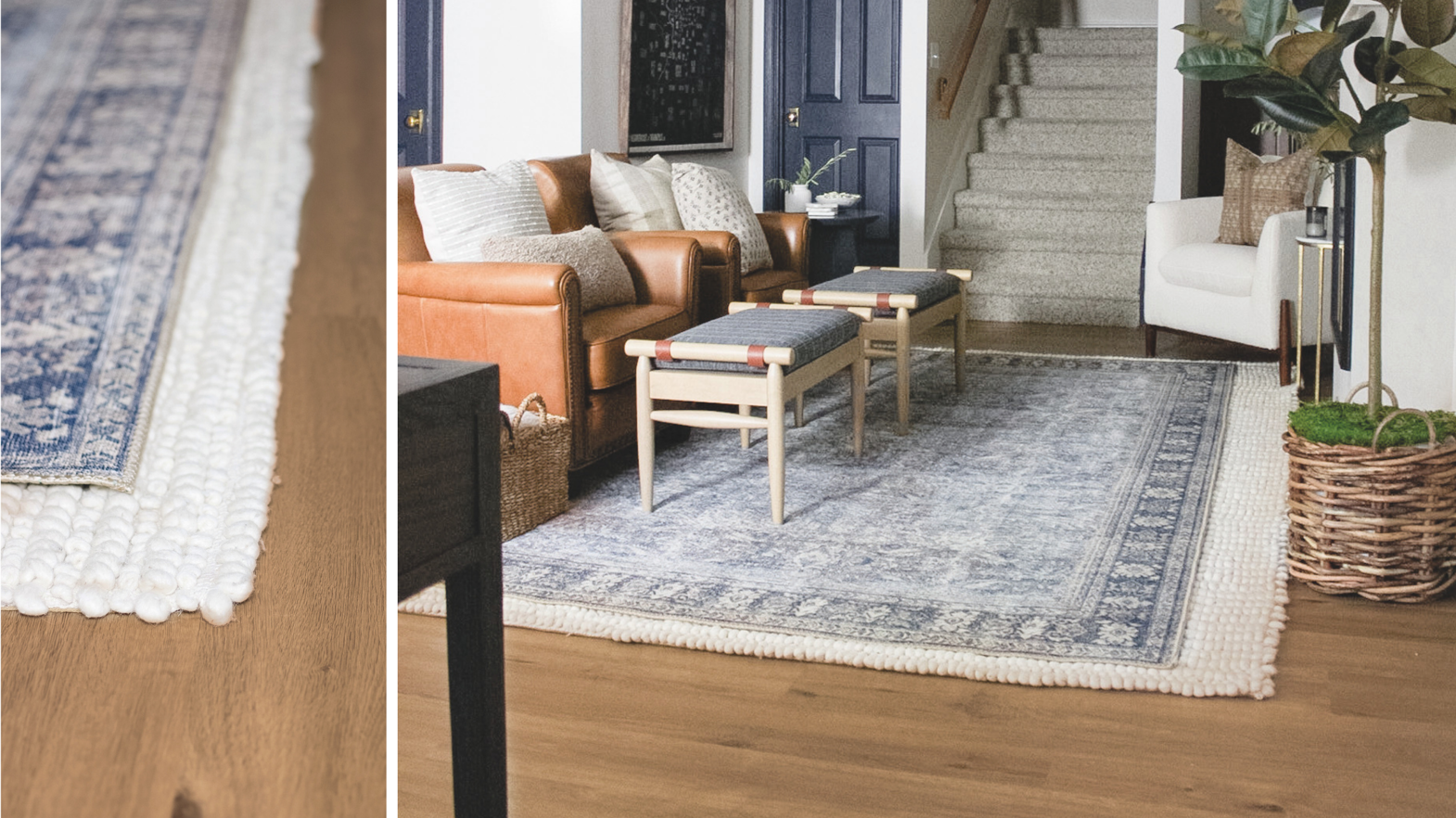Basement Transformation: Cold And Drab To Comfy And Functional ...